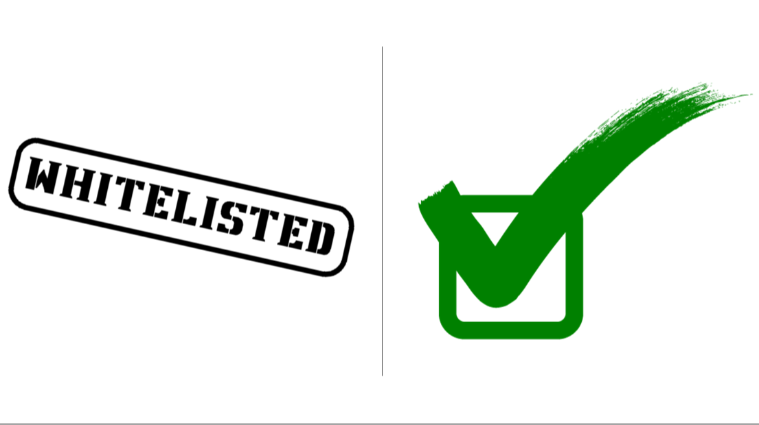 What is a whitelist and what is it for?